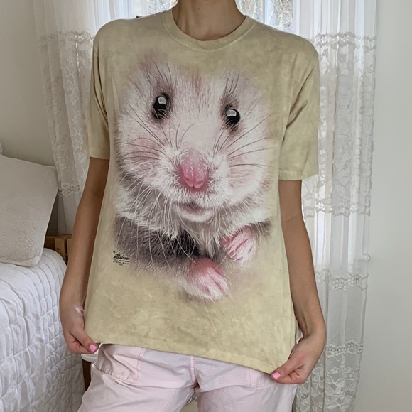 The Mountain | Tops | Hamster Mouse Rodent Graphic Tee Shirt | Poshmark
